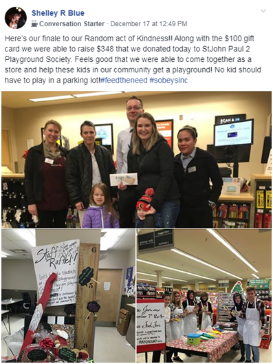 Helping to #feedtheneed with Random Acts of Kindness - Safeway Talks ...